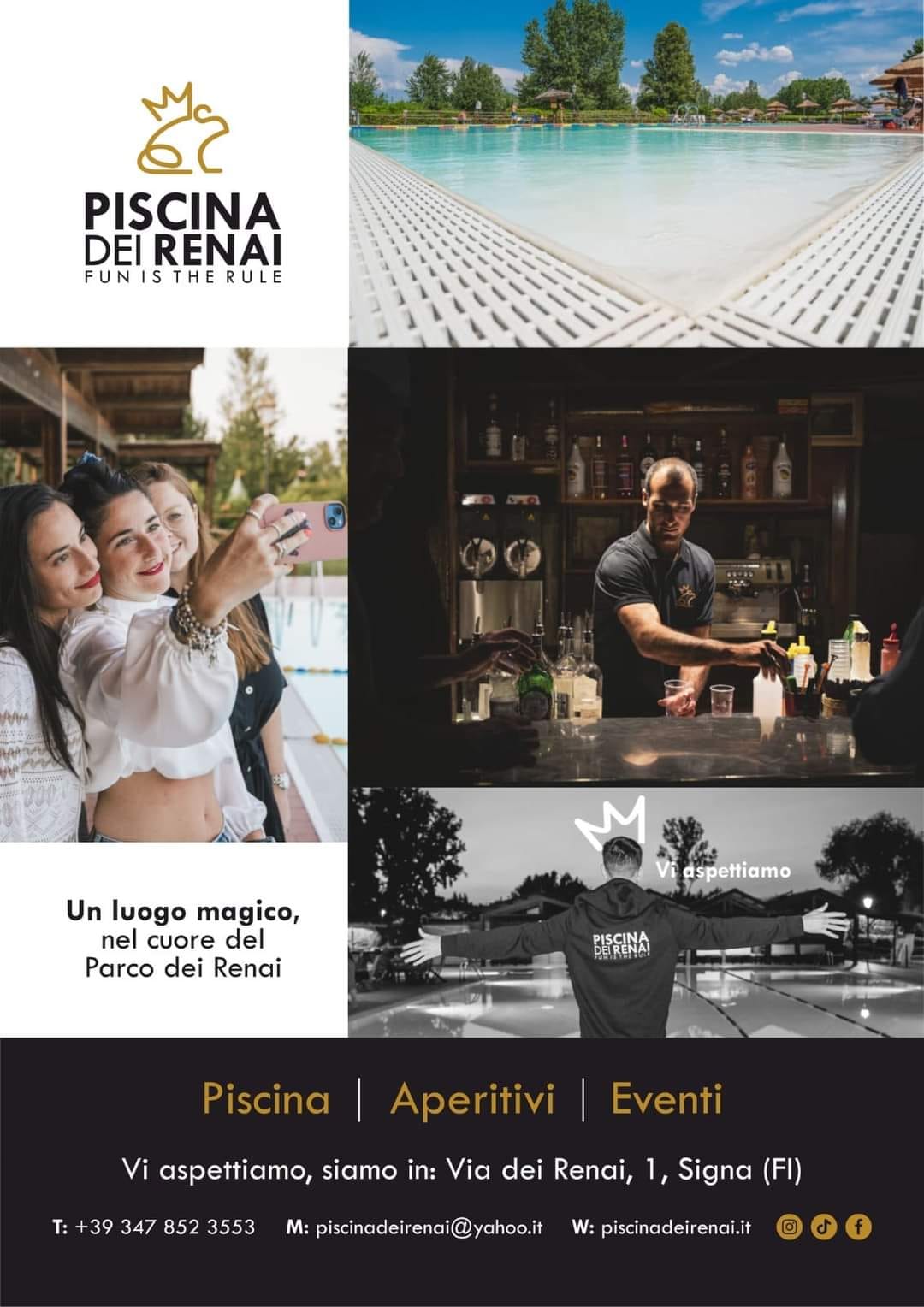 Piscina dei Renai - Parco dei Renai - Aperitivi Eventi Signa Firenze