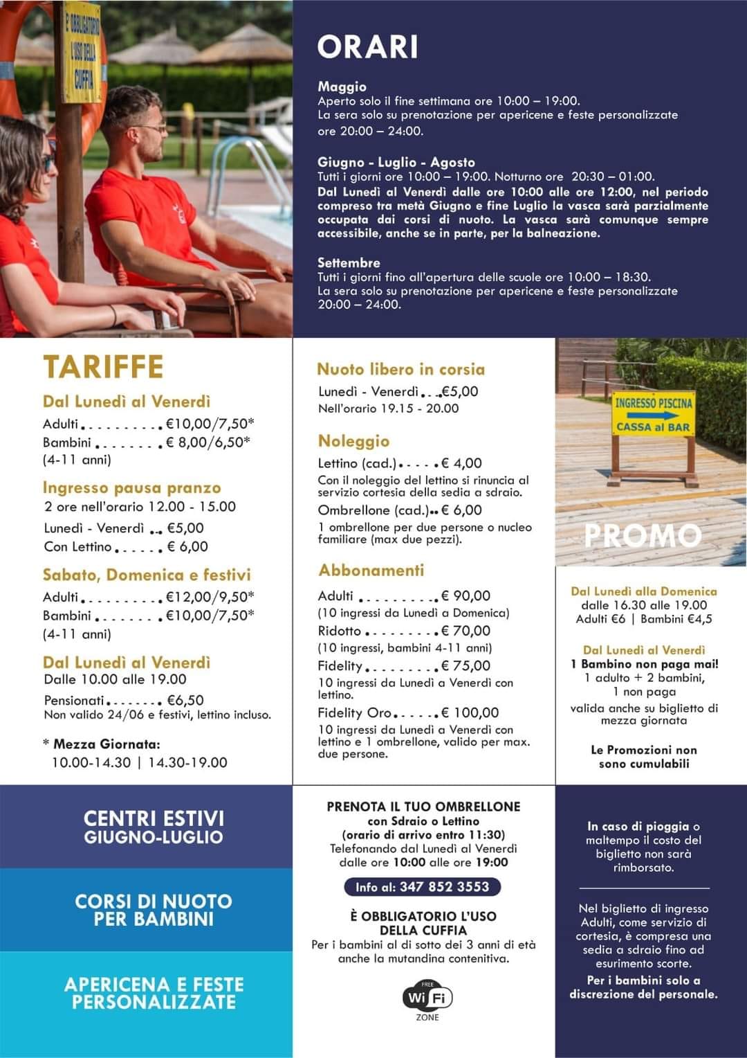 Piscina dei Renai - Parco dei Renai - Aperitivi Eventi Signa Firenze